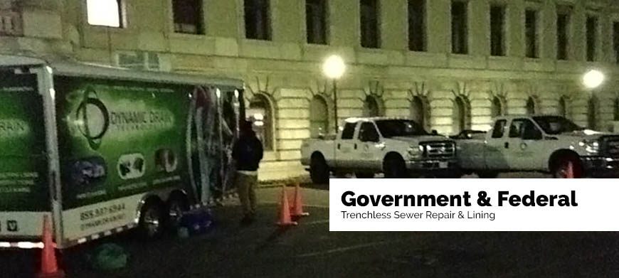 Governmental and Federal Facility Sewer Repair | Dynamic Drain Technologies